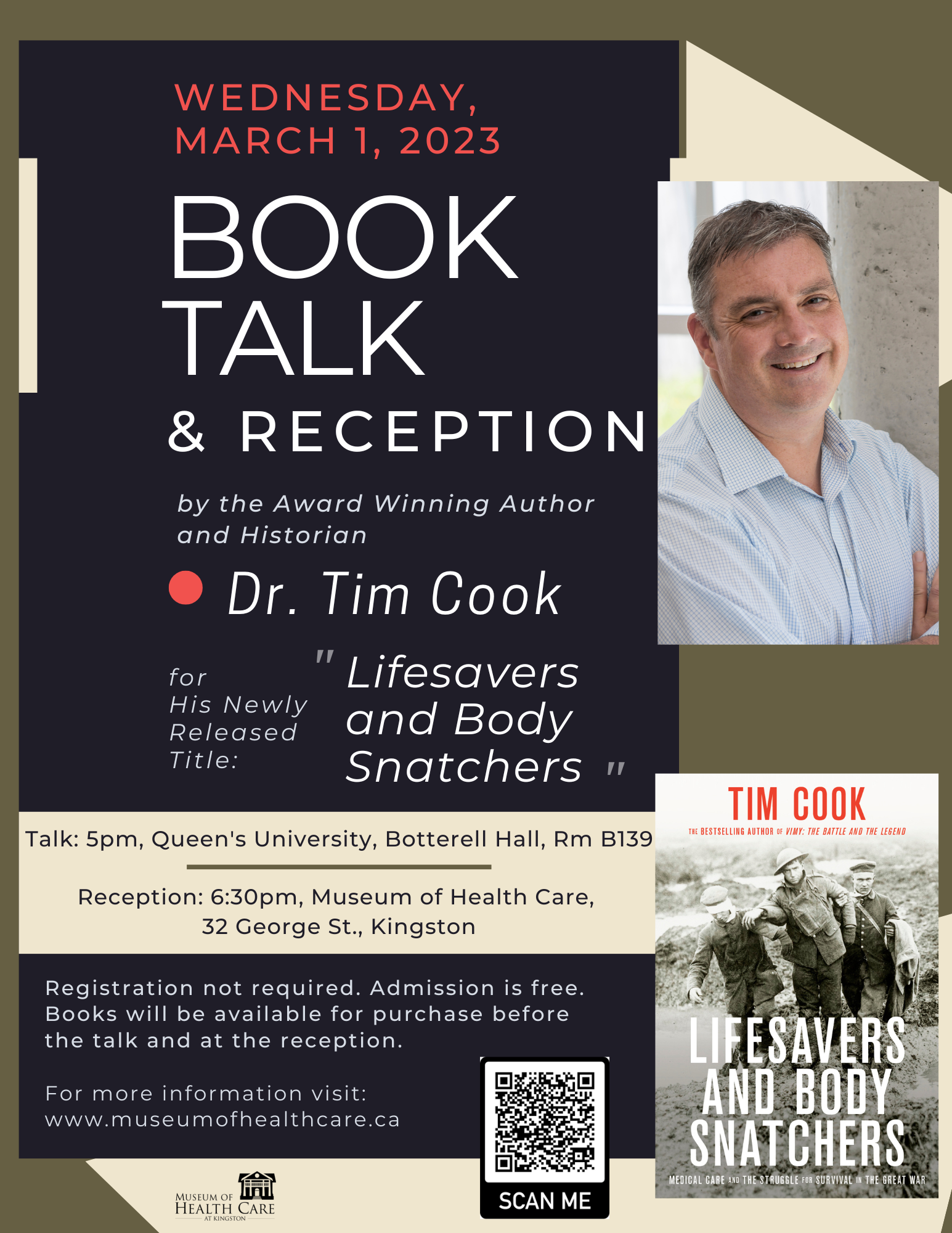 Renowned Historian Tim Cook in Kingston | 96.3 Big FM